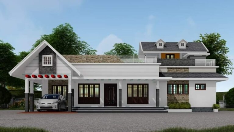 14 Elegant and Simple Modern Single Floor House Designs - Onelmon